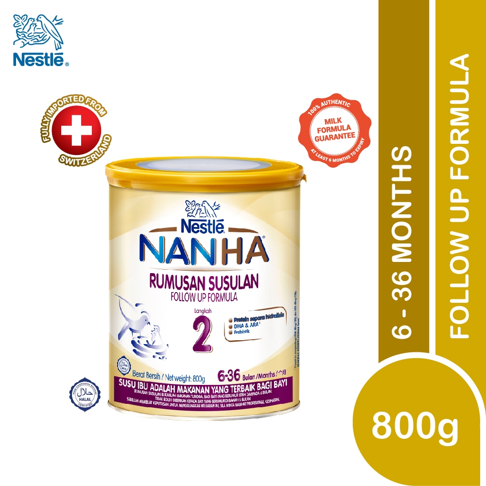 Nestle Nan HA Stage 2 Hypoallergenic (800g) | Shopee Malaysia