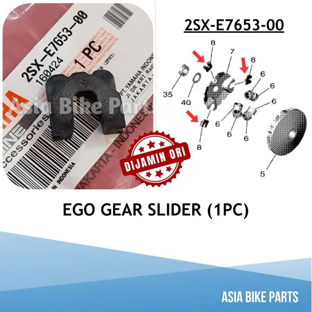 Yamaha Original Ego Gear Cam Slider - 2SX-E7653-00 | Shopee Malaysia