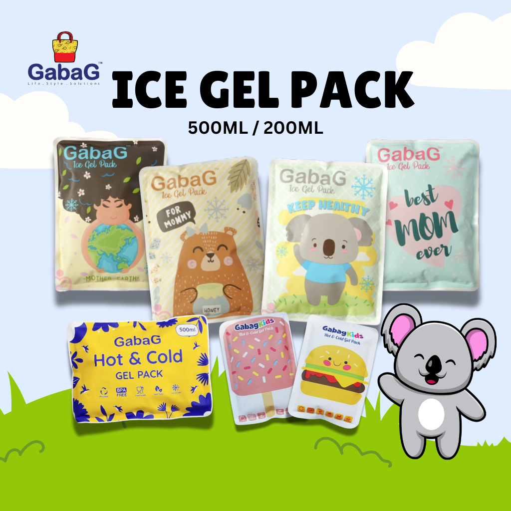 ORIGINAL Gabag Ice Gel Pack / Ice Pack 200g/500g (ORIGINAL/KOALA/HONEY ...