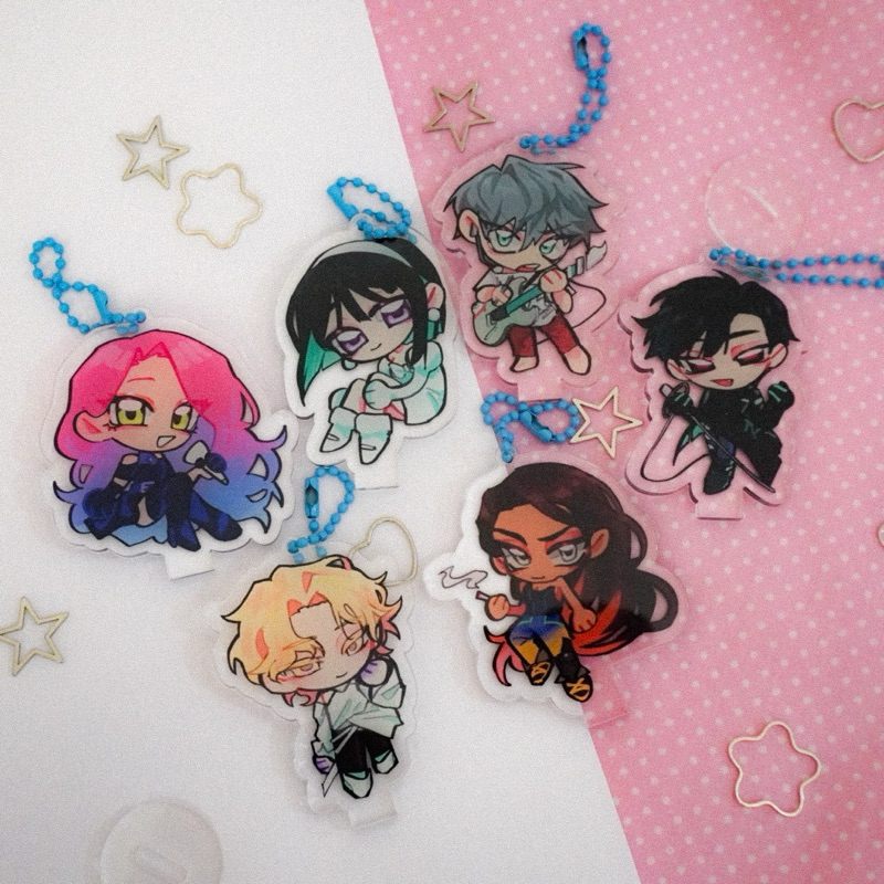 alien stage acrylic keychain mini standee 2 in 1 ALNST fanmerch ...