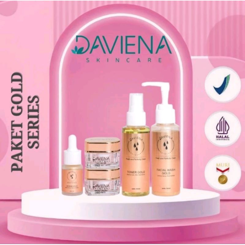 Daviena skincare Gold series | Daviena | Davina | Gold | Shopee Malaysia