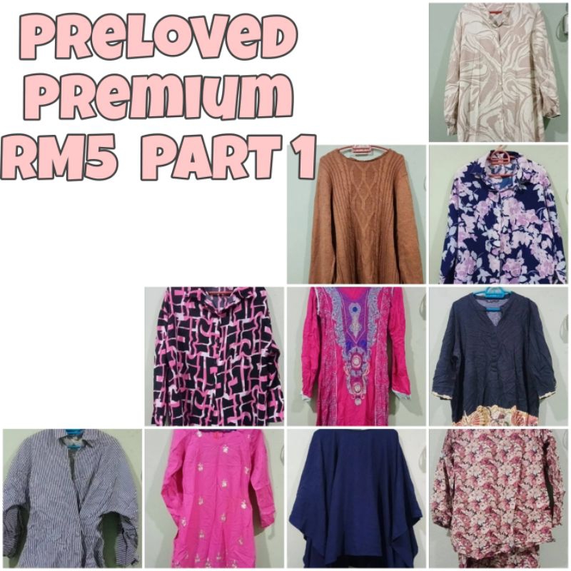Preloved premium RM5 PART 1 | Shopee Malaysia
