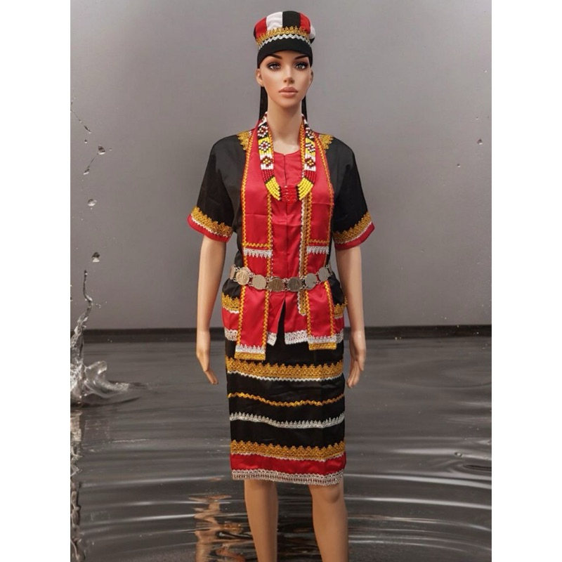 BASIC SET BAJU SKIRT SELAMPAI BIDAYUH TRADISIONAL ETNIK | Shopee Malaysia