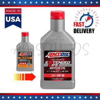 AMSOIL XL 5W30 100% SYNTHETIC MOTOR OIL 1QT Extended Life | Shopee Malaysia