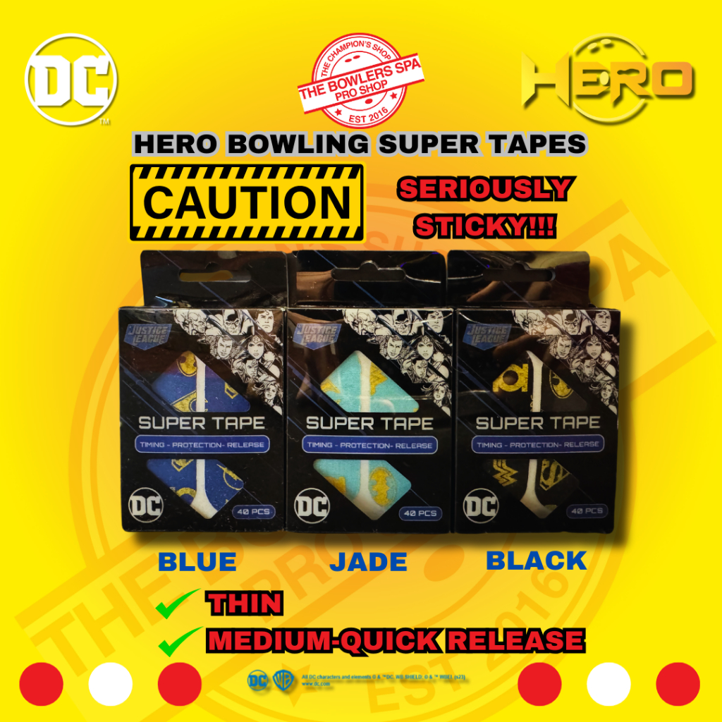 Hero Bowling Justice League Super Tape (Timing/ Fitting Tape) | Shopee ...