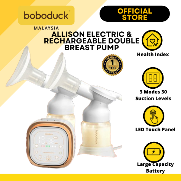 Boboduck Allison Elektrik & Boleh dicas semula Pam Payudara Berganda ...