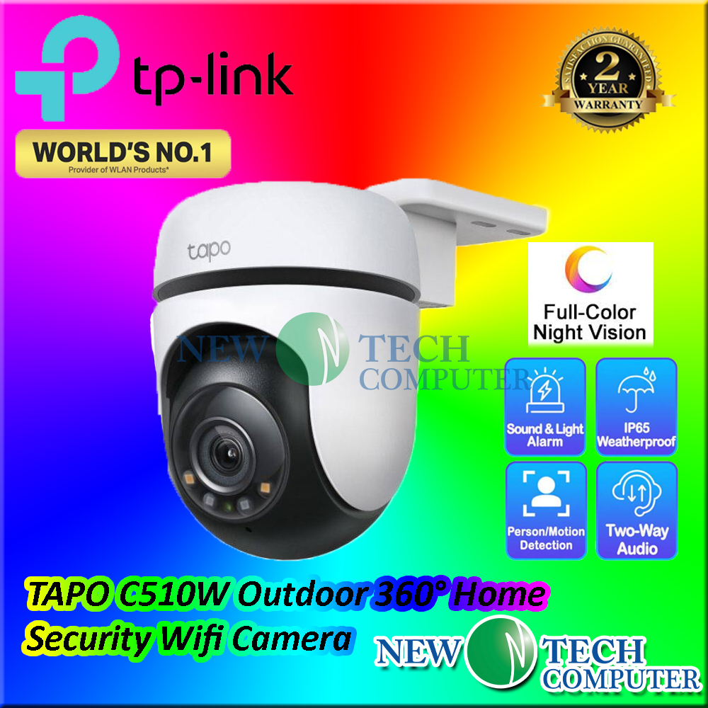 TP-Link Tapo C510W / C520WS Outdoor 360° Pan/Tilt Security WiFi Camera ...
