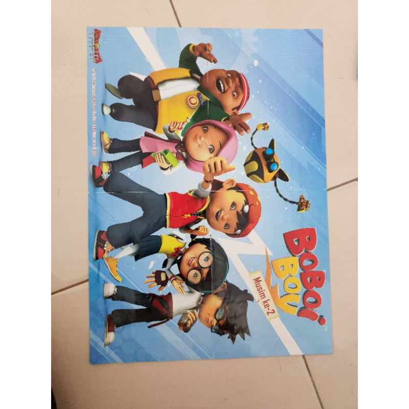 Pelbagai Poster Boboiboy Original dari Majalah Komik | Shopee Malaysia