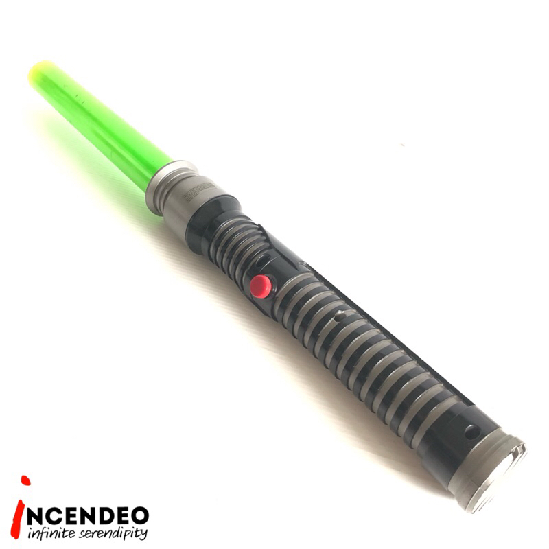 Hasbro LFL Star Wars Green Lightsaber with Light and Sound Effect (1999 ...
