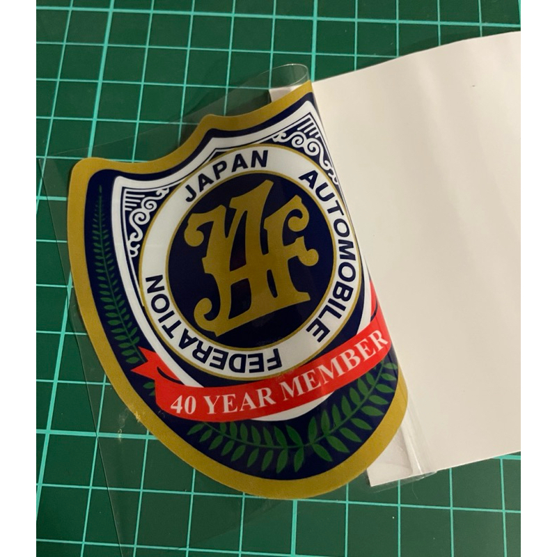 JDM🔰 JAF 40th Member Car Sticker tampal dalam | Shopee Malaysia