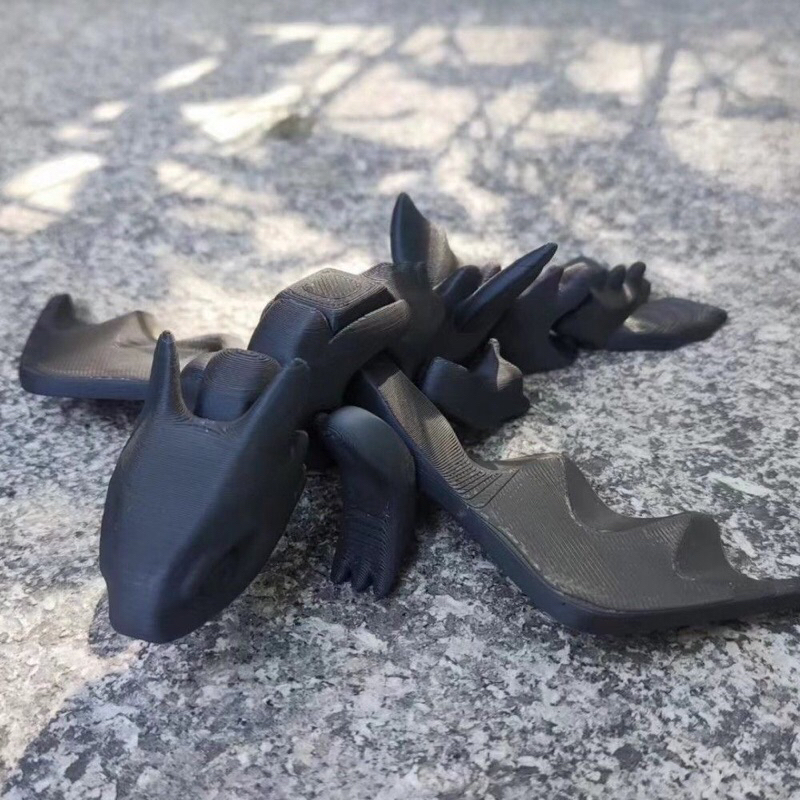 3D printed Toothless How to Train Your Dragon full body joint movable ...