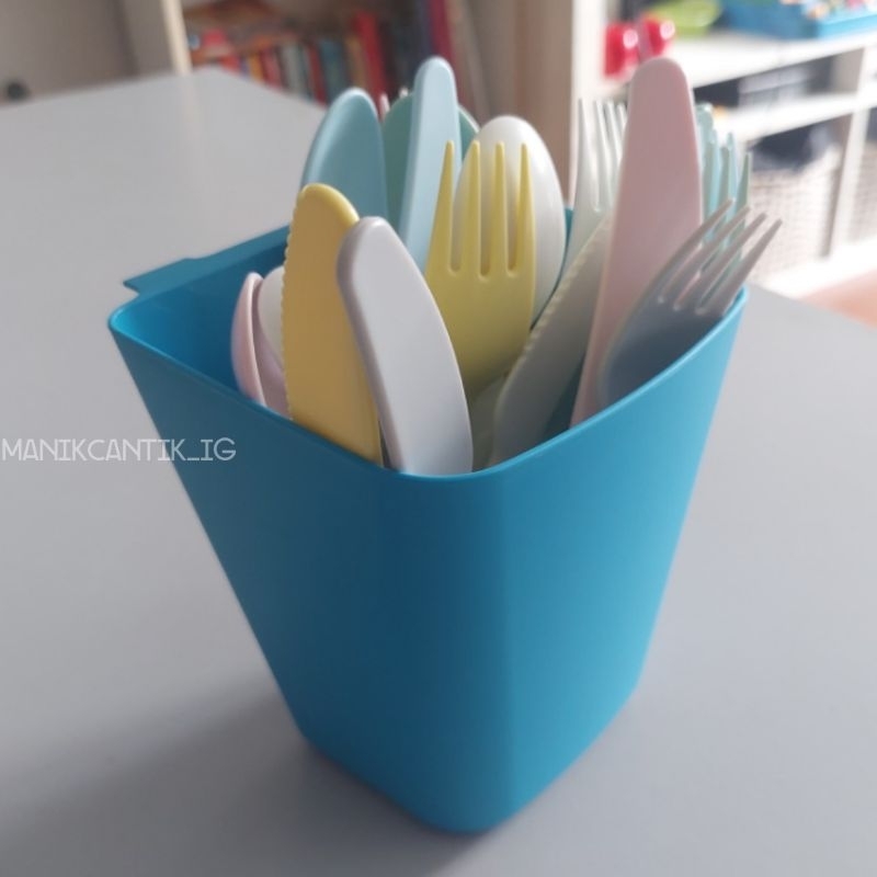 LIMITED QUANTITY! ready stock: bekas sudu garfu/alat tulis (container ...