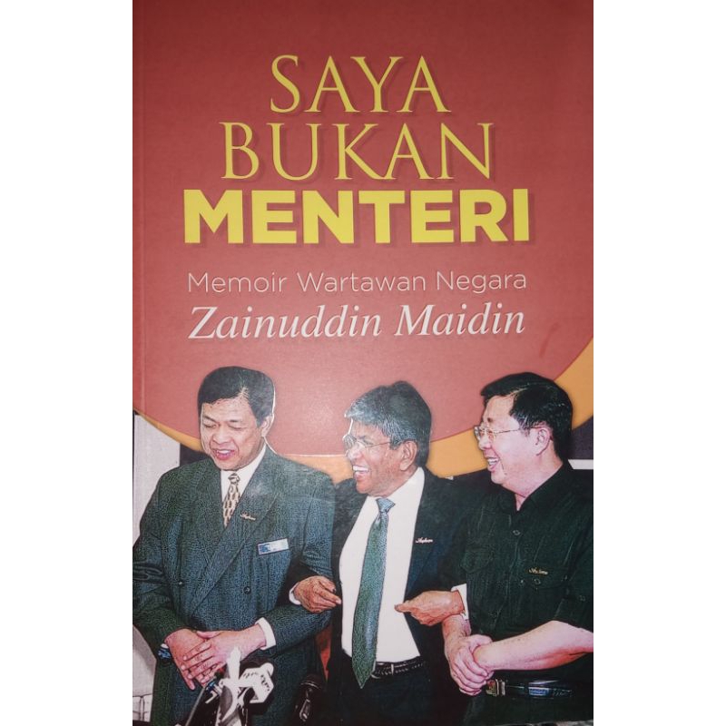 Buku Preloved: Saya Bukan Menteri Memoir Wartawan Negara (Zainuddin ...