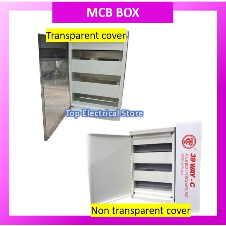 SURFACE PVC MCB BOX 39 WAY MCB DISTRIBUTION BOX / CONSUMER MCB BOX ...