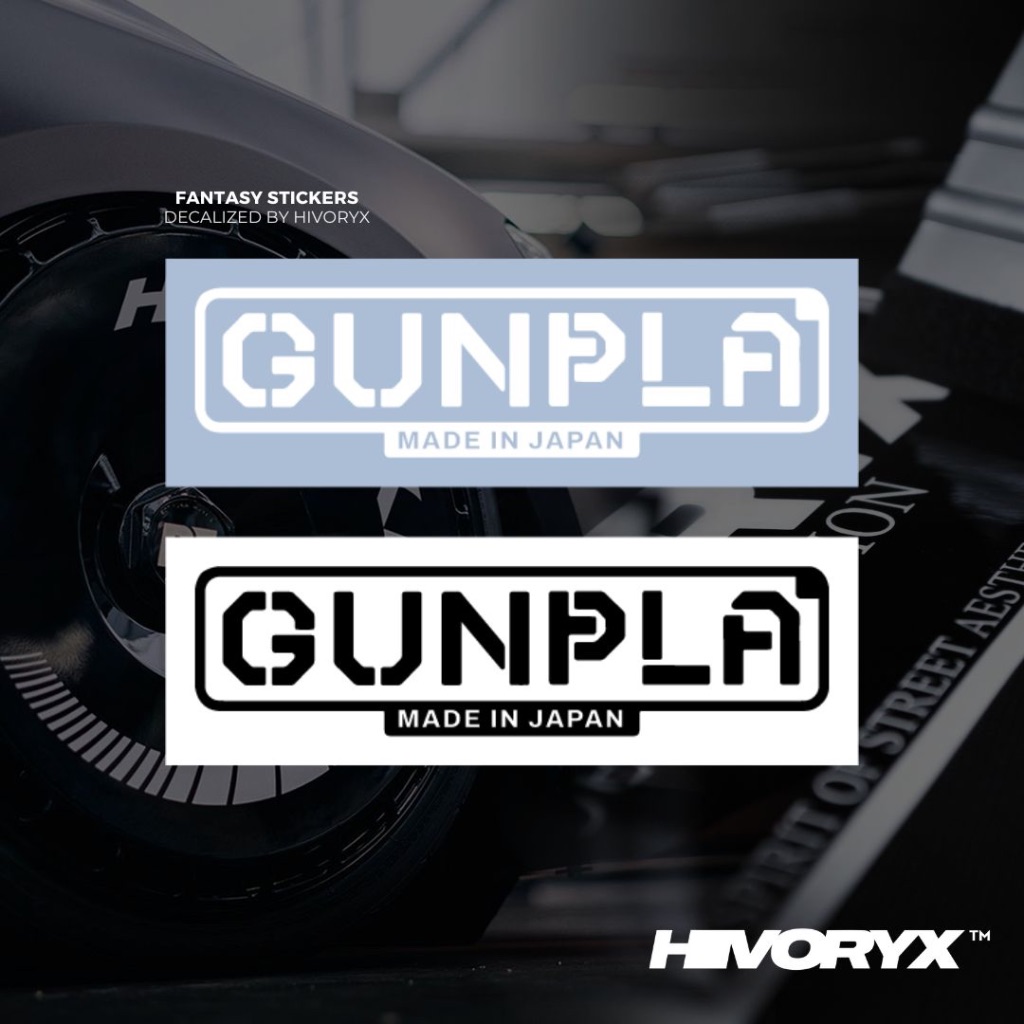 「GUNPLA」FANTASY TOYS FIGURINE MOVIE ANIMATION SERIES CAR DECAL ...