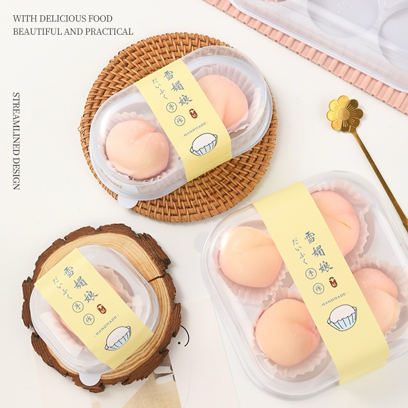 1/2/3/4 slots pastry packing box Egg tart packaging box Balery box ...