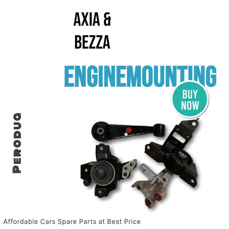 Perodua Axia Engine Mounting Kit Set Maxco Old Model | Shopee Malaysia