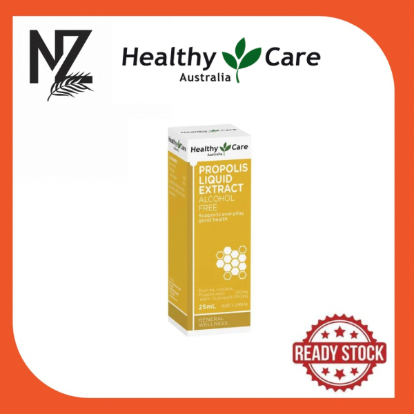 Healthy Care Propolis Liquid Extract Alcohol Free ( 25ml ) Ready Stock ...