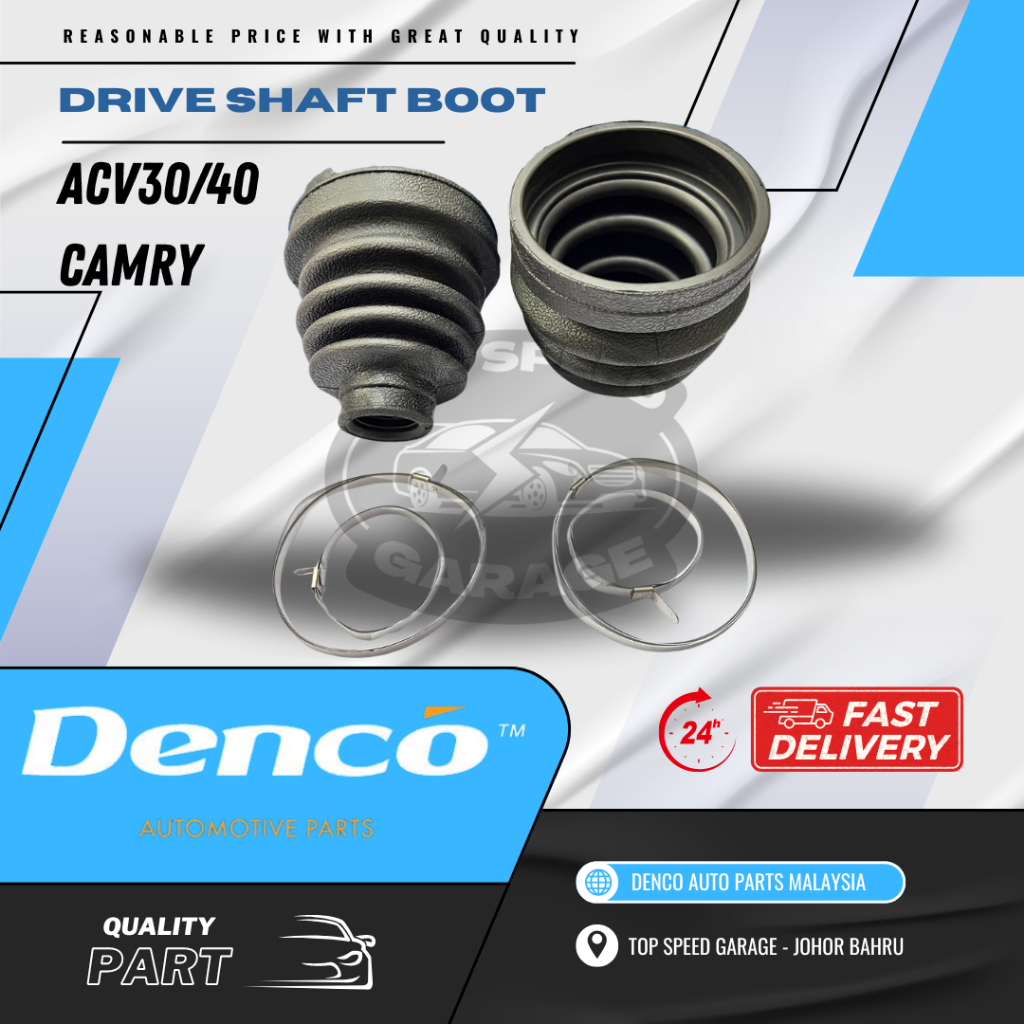 DENCO ORIGINAL -TOYOTA CAMRY ACV30 DRIVE SHAFT BOOT INNER & OUTER ...
