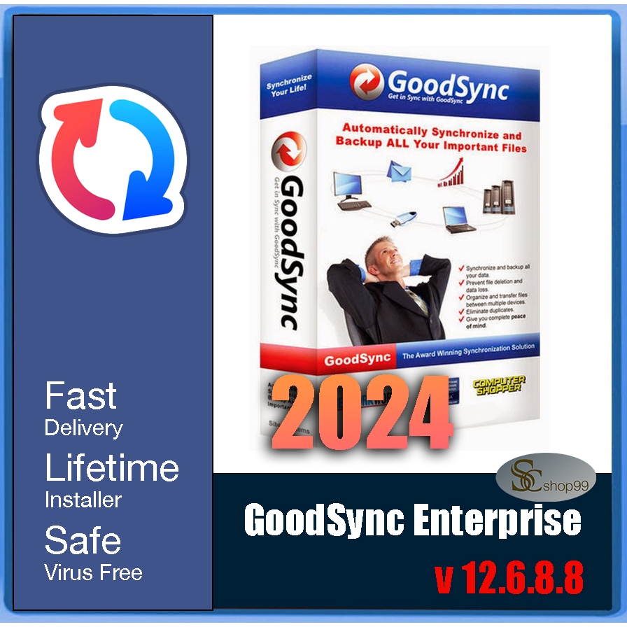 GoodSync Enterprise 12.6.8.8 l 𝐅𝐮𝐥𝐥 𝘃𝗲𝗿𝘀𝗶𝗼𝗻 | 𝐋𝗮𝘁𝗲𝐬𝘁 𝟐𝟎𝟐4 | 𝗪𝗶𝗻𝗱𝗼𝘄𝘀 64bit | Shopee Malaysia
