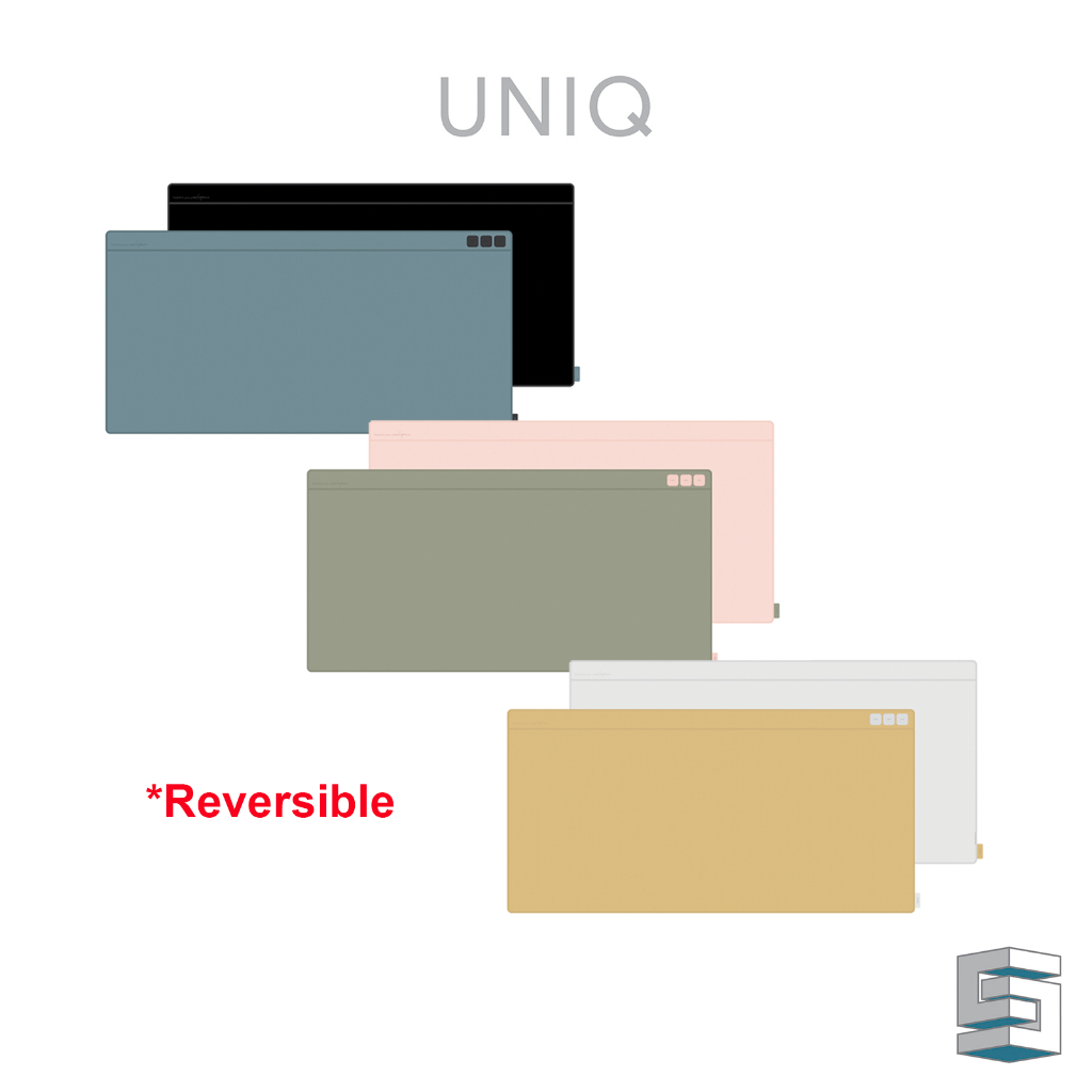 UNIQ Hagen Reversible Smart Organization Desk Mat - Pink Green/Yellow ...