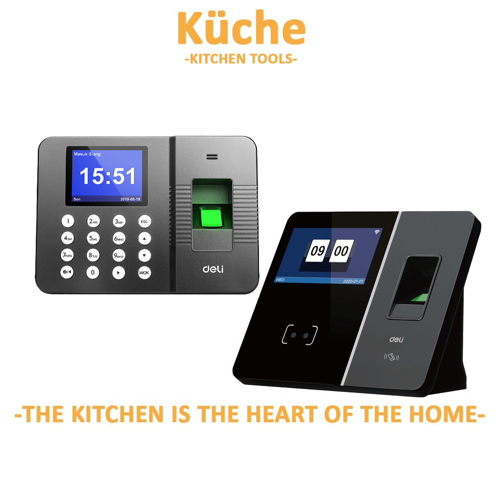 KUCHE Deli Office Identification Absence Machines Fingerprint/Face Time ...