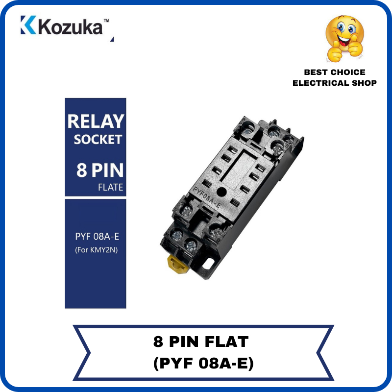 KOZUKA PYF08A-E RELAY SOCKET 8PIN FLATE BASE & KOZUKA PYF14A-E RELAY SOCKET 14PIN FLATE BASE ...