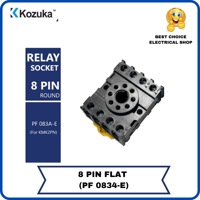 Kozuka Pf083a E Relay Socket 8pin Round Base And Kozuka Pf113a E Relay Socket 11pin Round Base