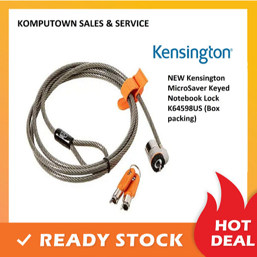 NEW Kensington MicroSaver Keyed Notebook Lock K64598US (Box packing ...