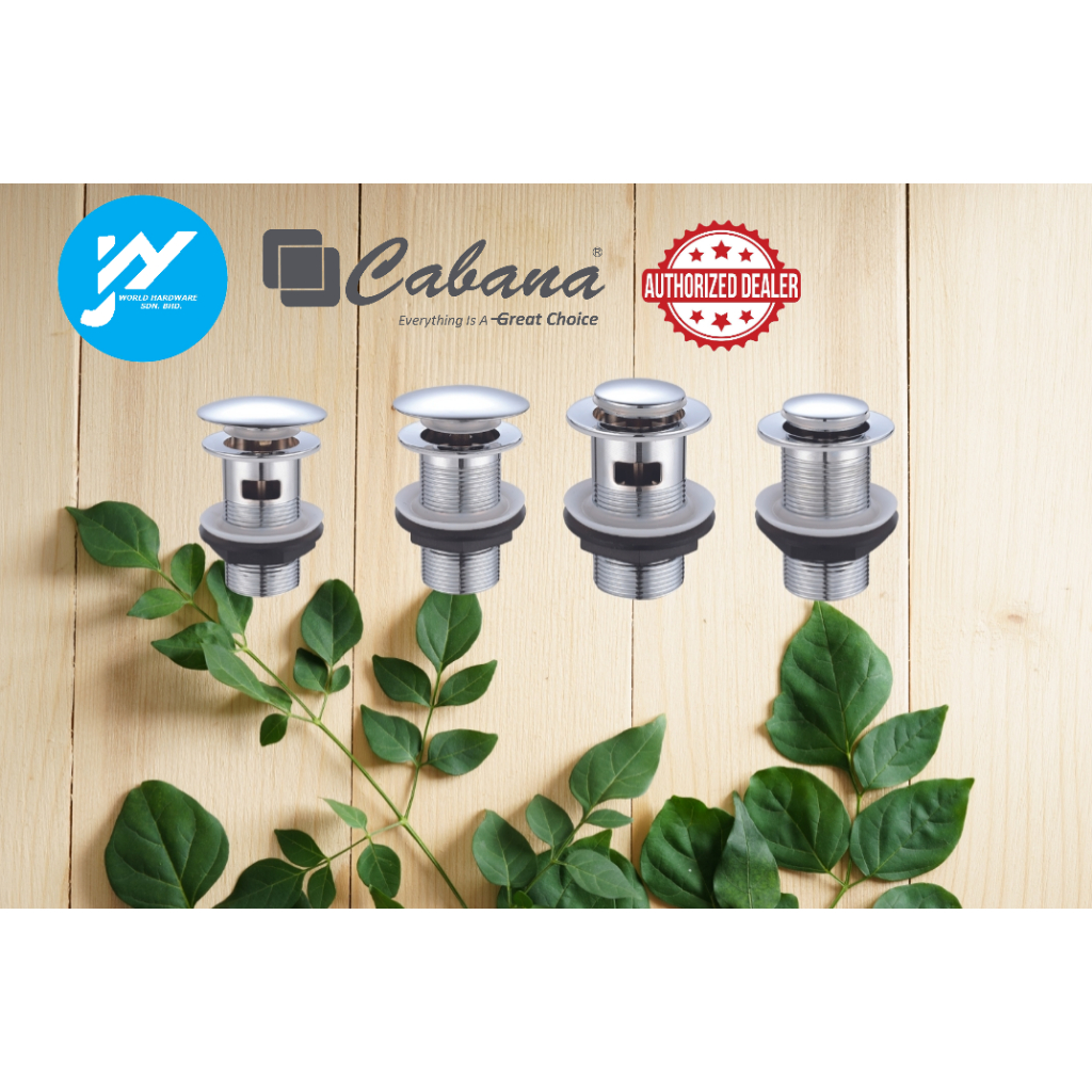 Authorize Dealer Cabana Chrome Bathroom Drainage Waste Pop-Up Basin ...