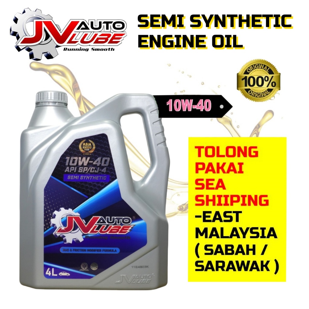 JV Auto Lube - Engine Oil 10W-40 Original | Shopee Malaysia