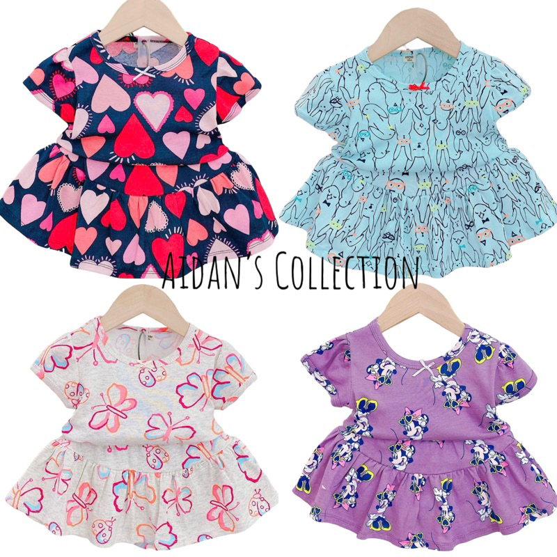 Set Short Sleeeves Shirt and Short Skirts / Set Baju dan Skirt ( 1 - 6 ...