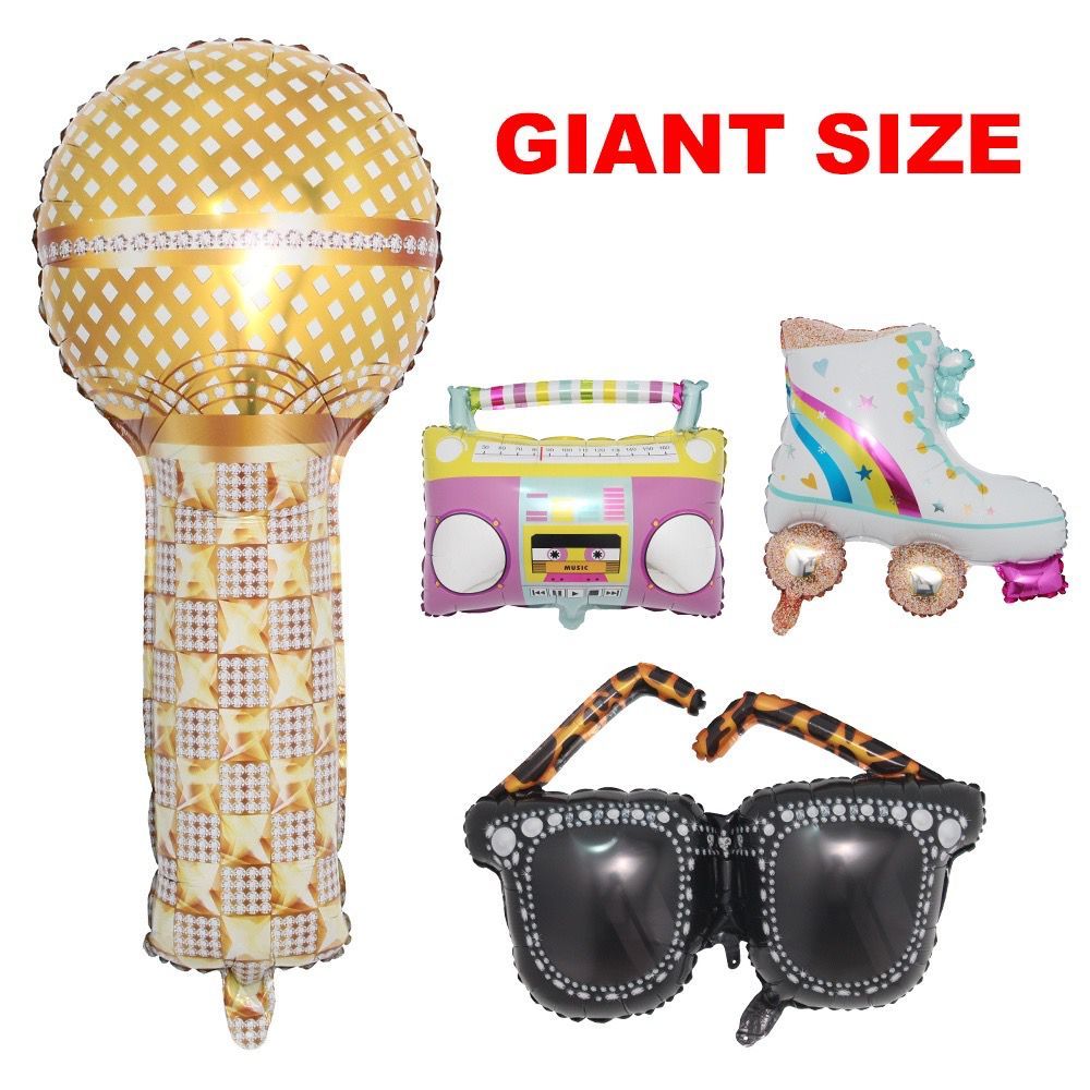 Retro Microphone Balloons for 90s Parties | Shopee Malaysia