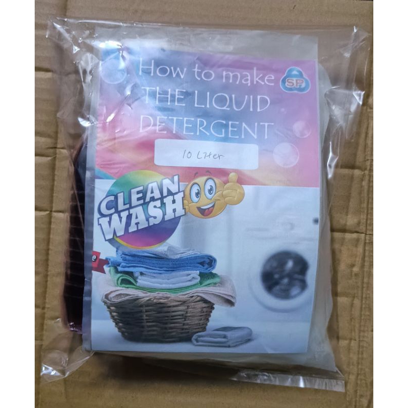DIY KIT DOBI BASUH BAJU LIQUID DETERGENT (10 LITER) Diy Sendiri ...