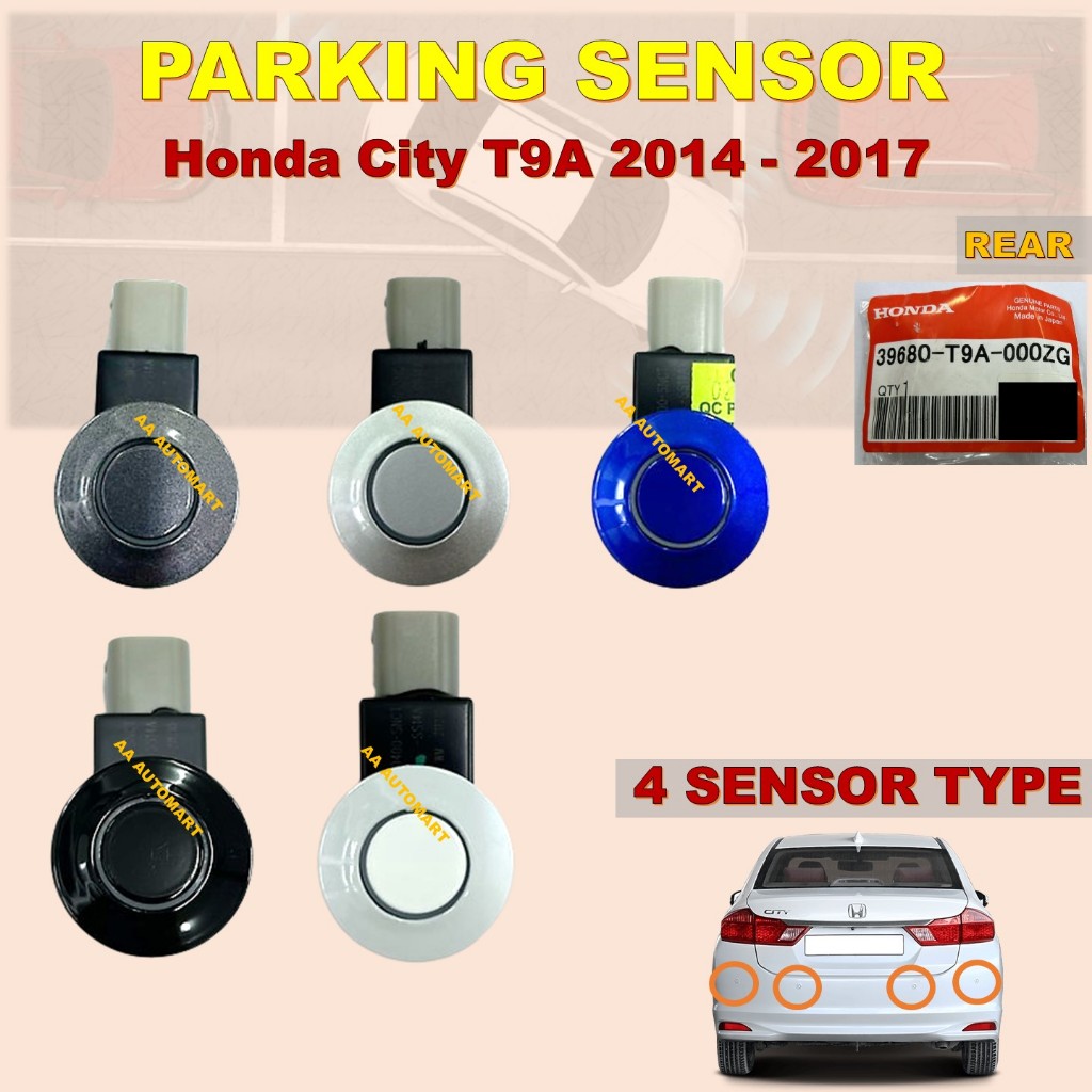 ORIGINAL Honda City T9A for 4 rear sensor Parking Reverse Sensor 2014 ...