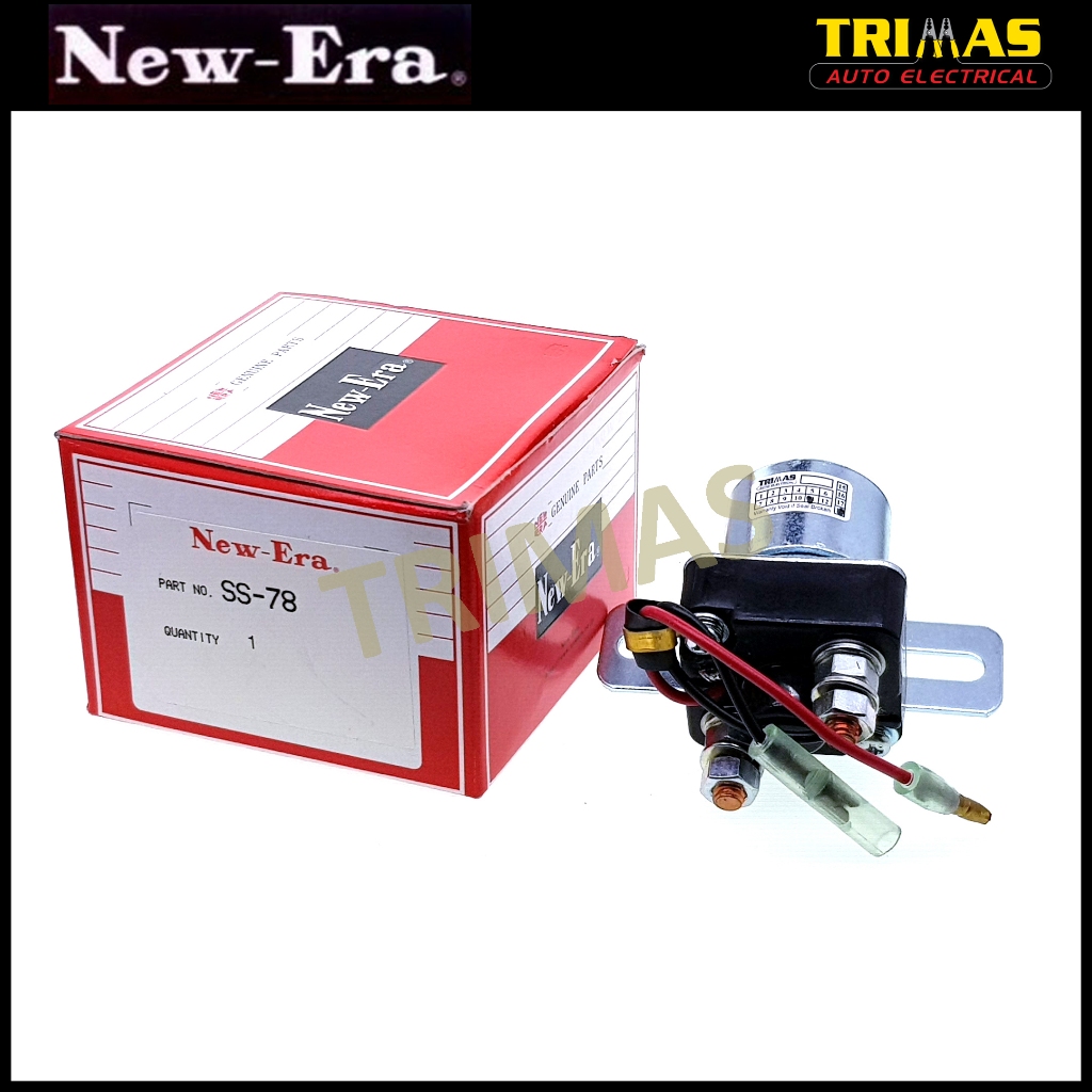 12V 100A Original New-Era Starter Relay Heavy Duty Lorry Truck Van SS78 ...