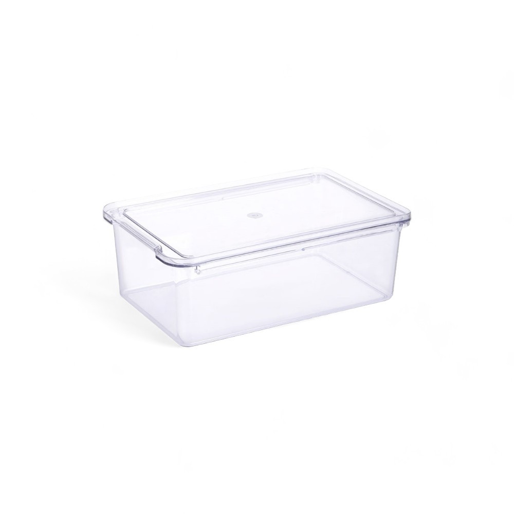 SSF Home - Clear Storage Box with Sliding Cover (H12.5cm) | Shopee Malaysia