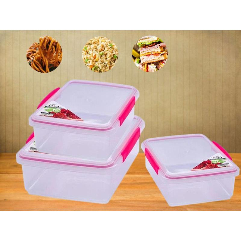 Plastic Container With Lockable Lid/Multipurpose Canister Plastic ...