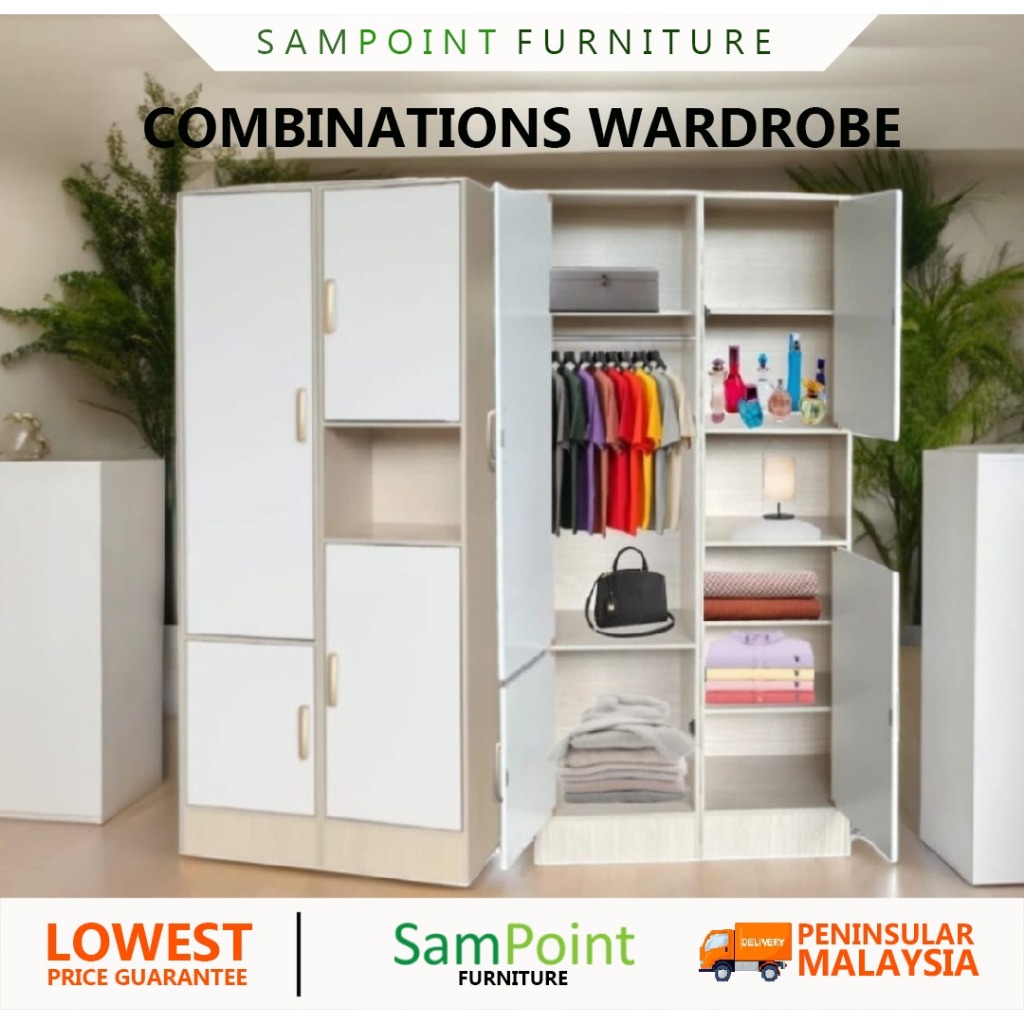 🔥Ready Stock🔥SamPoint Multipurpose Storage Cabinet / Book Cabinet ...