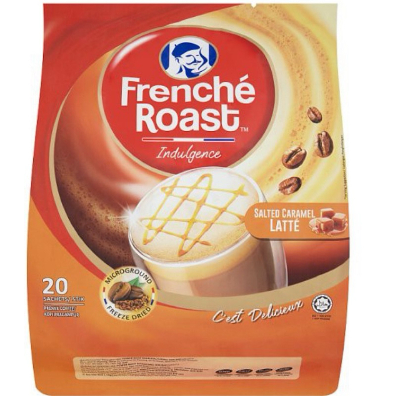 frenche roast salted caramel Latte 3 in 1 16sticks ready stock | Shopee ...