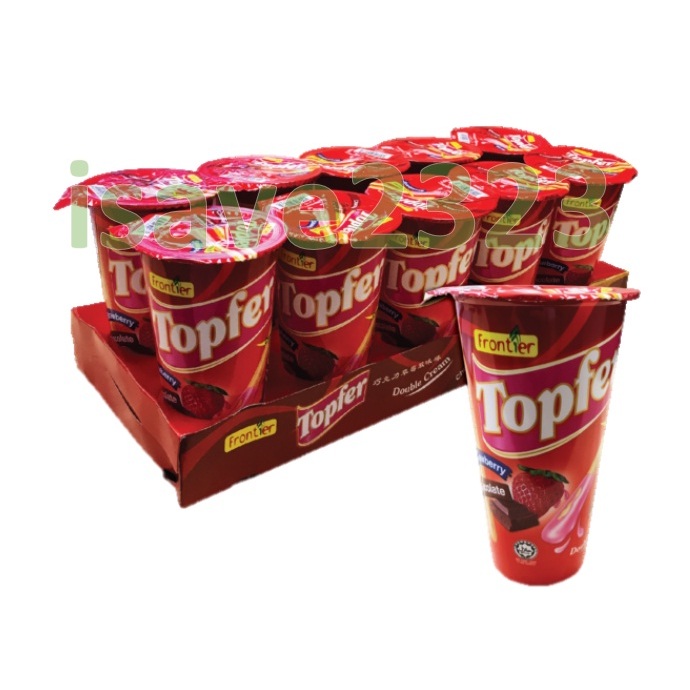 Frontier Topfer Crunchy Sticks (40gx10pcs) - Chocolate / Hazelnut ...