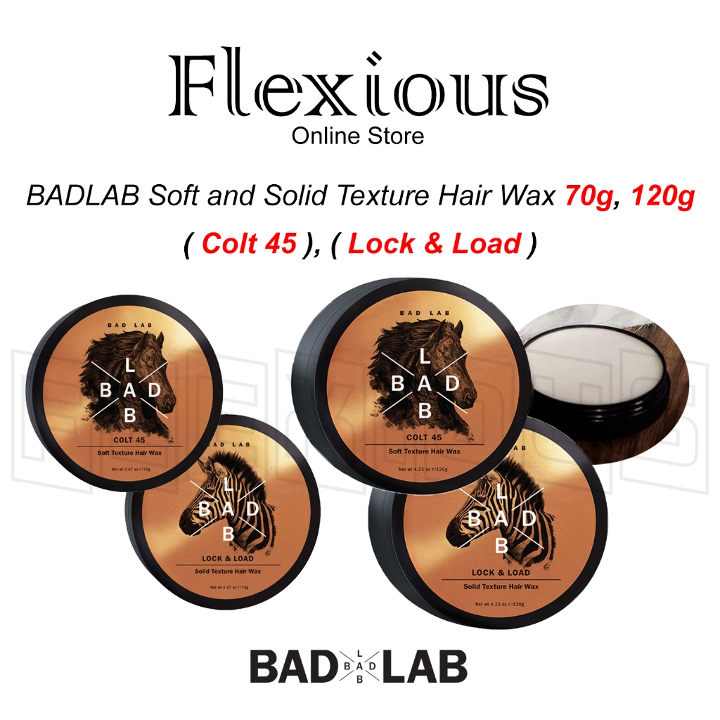 *BADLAB* Soft and Solid Texture Hair Wax 70g, 120g ( Colt 45 ), ( Lock ...