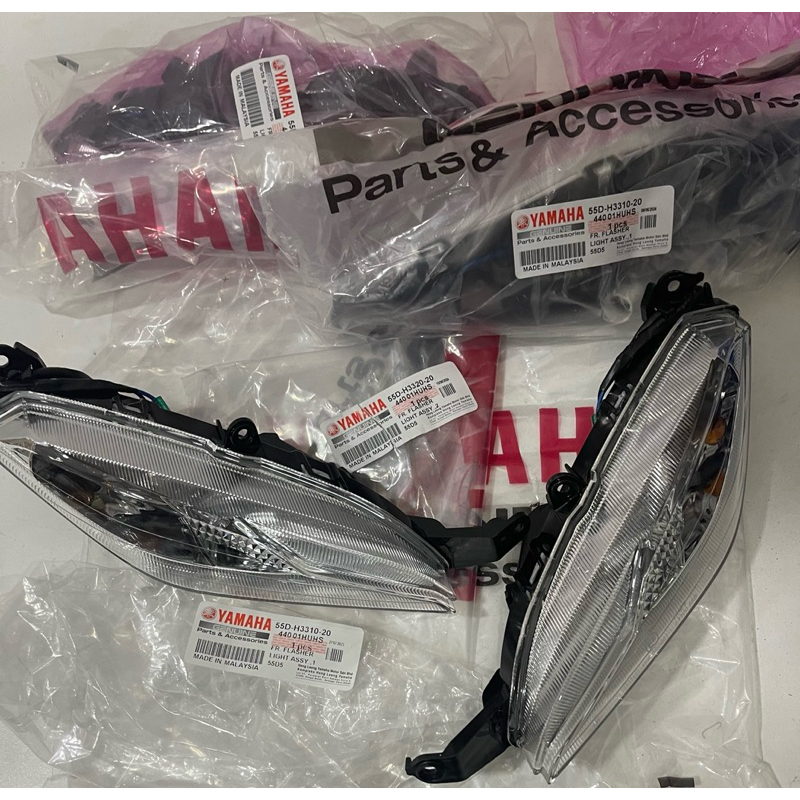 100% ORIGINAL -YAMAHA LC135 V4 V5 V6 V7 Front Signal Assy / Signal Depan RH /LH - 55D-H3310-20 ...