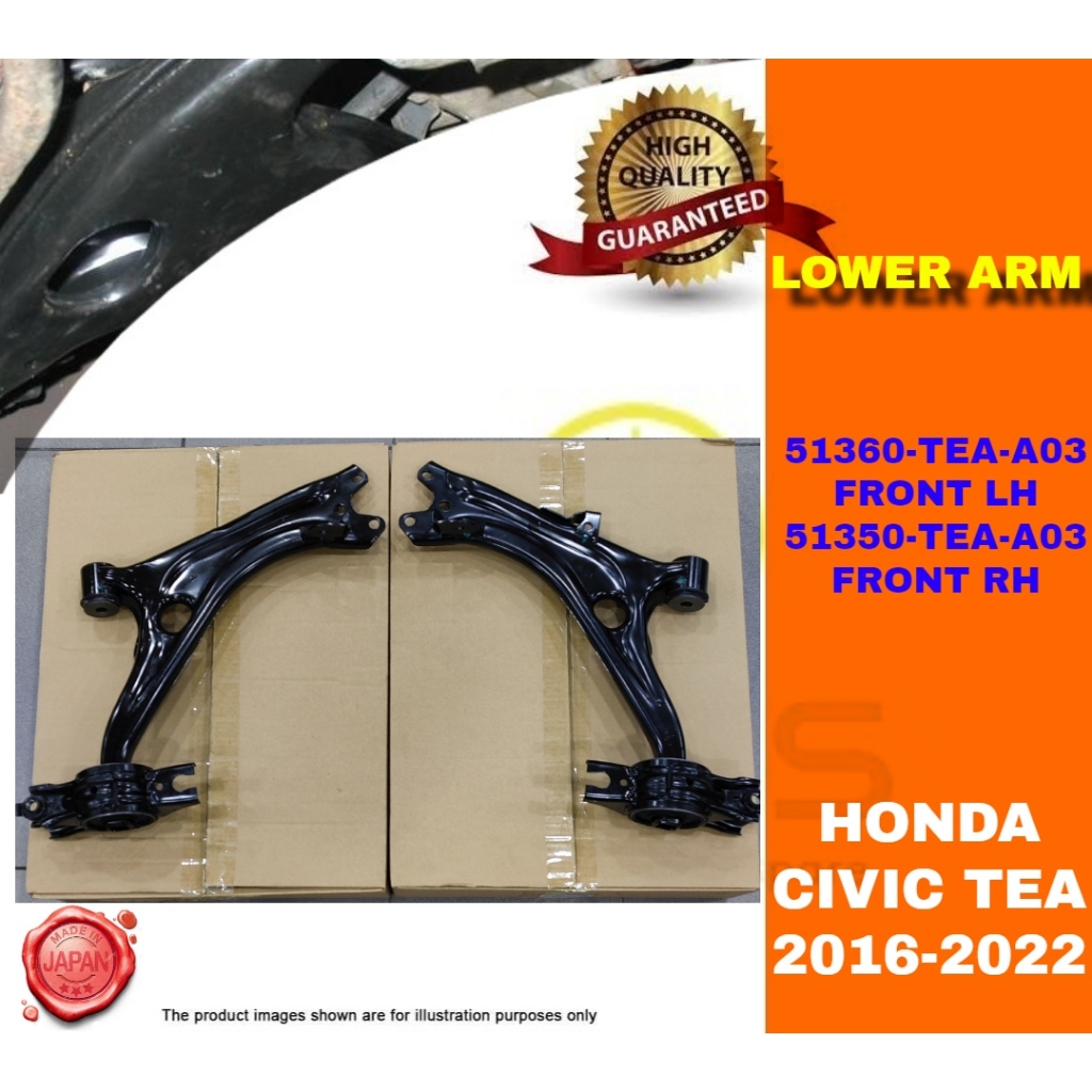 (100% ORIGINAL JAPAN) HONDA CIVIC TURBO FC TEA TBA 16'- FRONT LOWER ARM ...