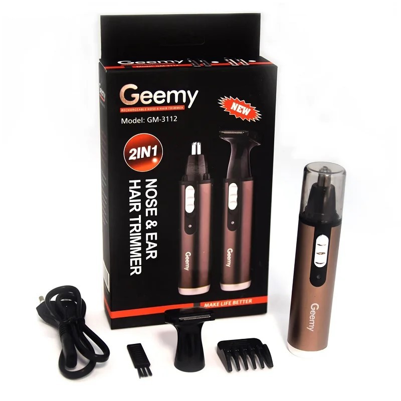 Geemy 2 IN 1 GM-3112 Hair Clipper Rechargeable Hair Trimmer Men Beard ...