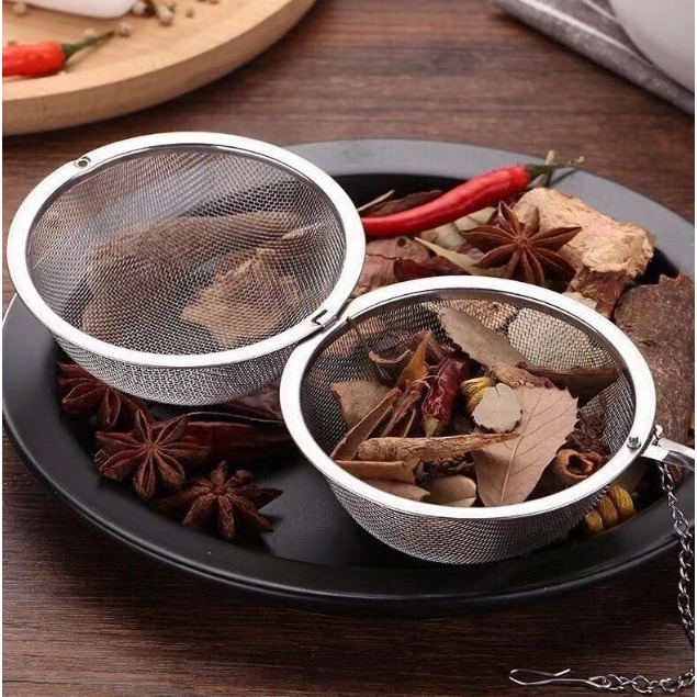 Tea Filter Infuser Ball Sphere Locking Spice Bail Strainer Mesh Infuser ...