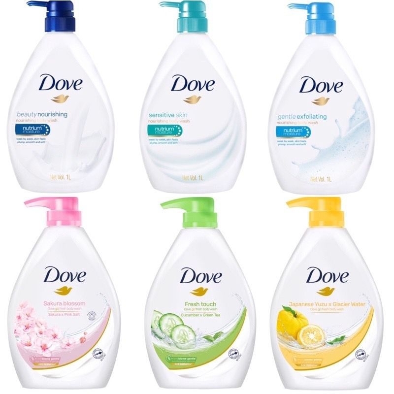 Dove Shower Shower Body Wash 1L / Refill 850ML | Shopee Malaysia