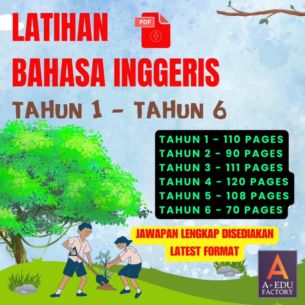 [📚PDF] FULL LATIHAN BAHASA INGGERIS TAHUN 1 - 6 (UASA) LATEST FORMAT A+ ...