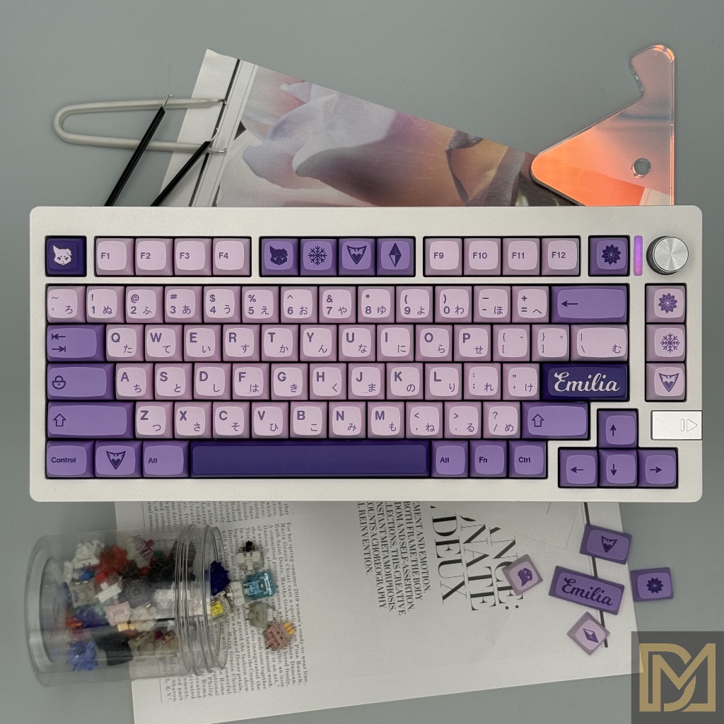 [LOCAL STOCK] Frost Witch Keycap PBT XDA Profile Dye Sub Keycaps 134pcs ...