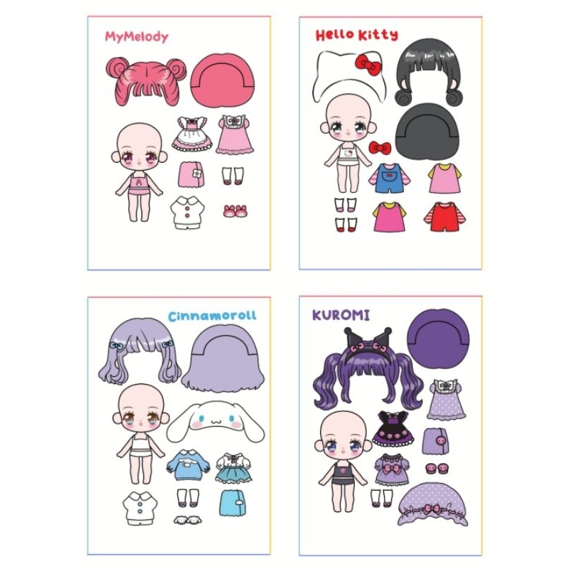 Paper Doll Sanrio Blind Bag/Mainan/Blindbag/Mainan kanak_kanak ...